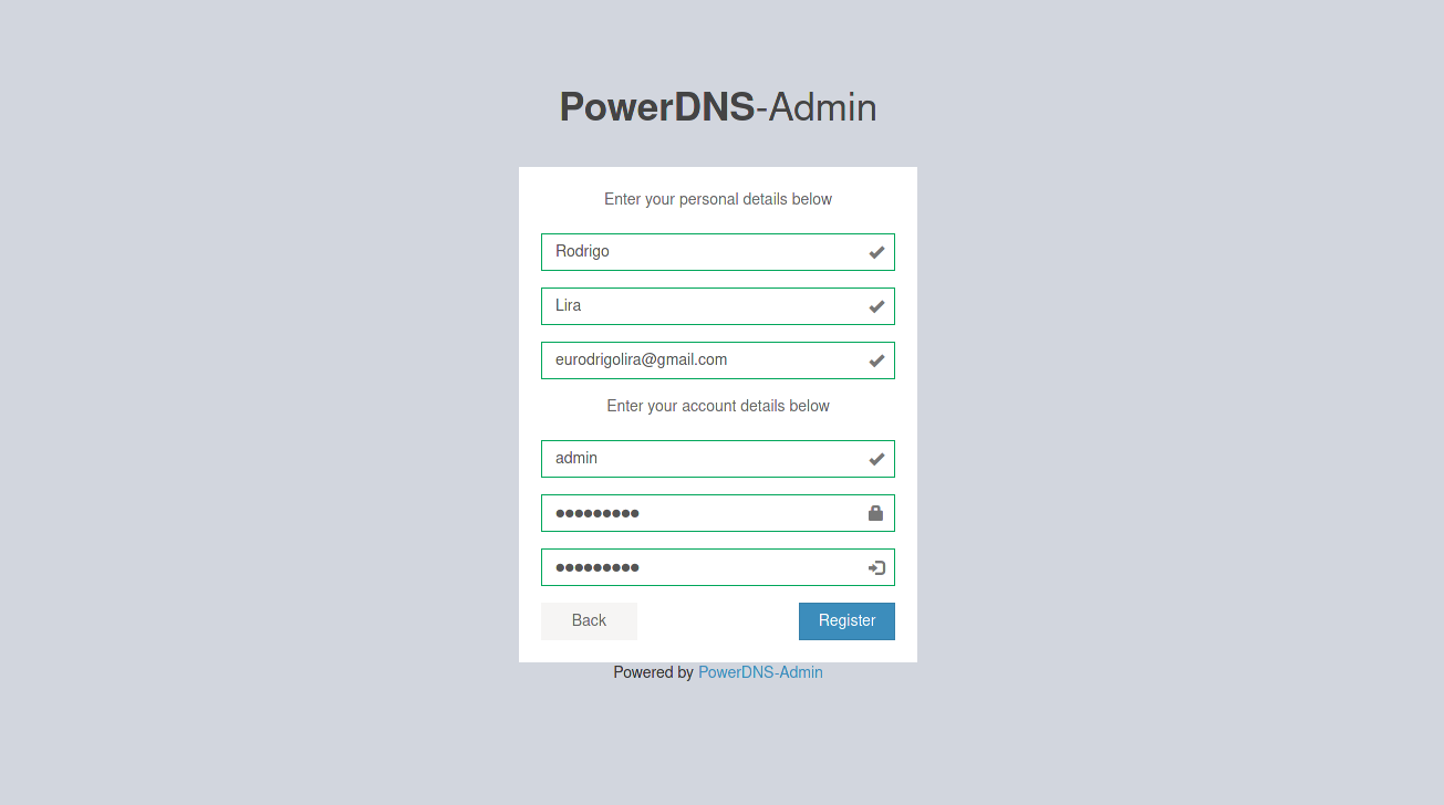 Gerenciando o PowerDNS com o PowerDNS-Admin – Rodrigo Lira